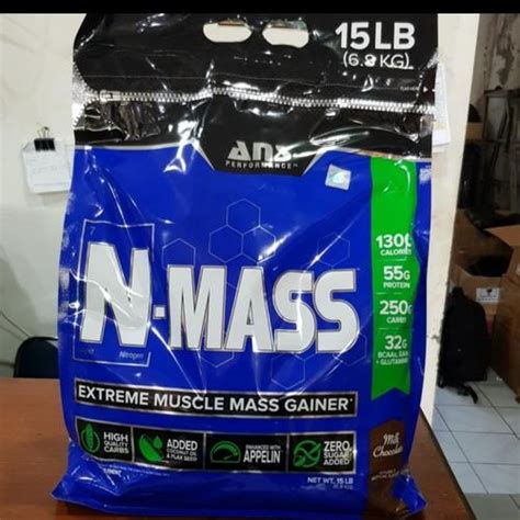 Jual Ans Nmass 15lbs Gainer Rasa Strawberry Dan Salted Caramel Coklat