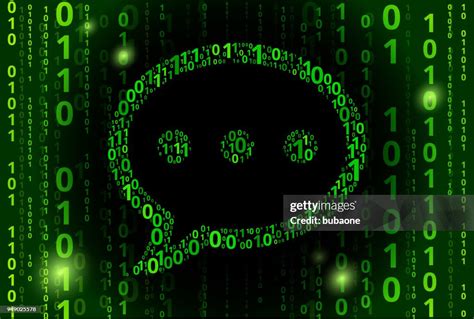 Chatbubble Binary Code Vector Pattern Background High Res Vector
