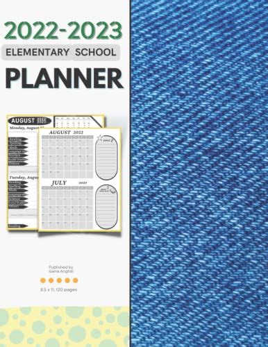 Elementary School Planner Dated Elementary Student Planner For