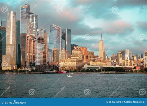 Big City Skyline Editorial Image Image Of Tall Glass 254921300