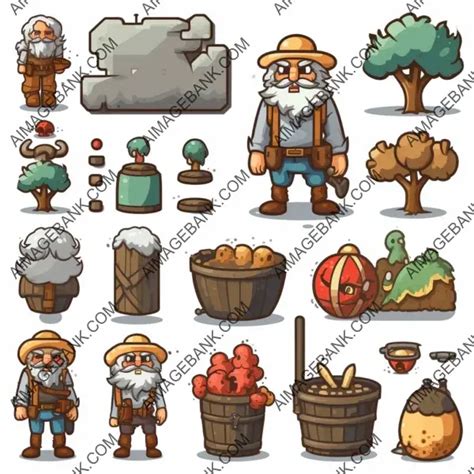Rpg Platformer 16 Bit Sprite Sheet For Peasant Enemy Aimagebank