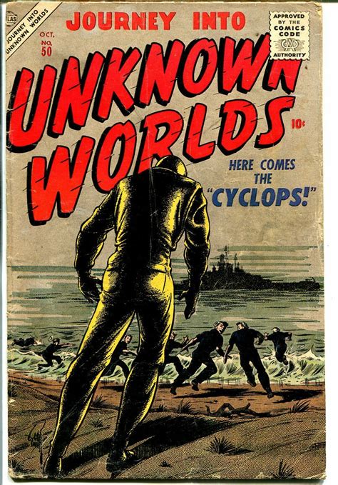 Journey Into Unknown Worlds 50 1956 Atlas Bill Everett Davis Reed