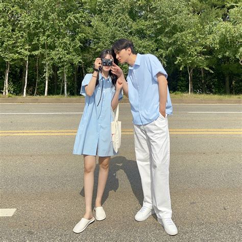 여행룩👌시밀러룩💑 여름 커플 데이트 바캉스 신혼여행 반팔 셔츠 원피스 시밀러룩 코디 에이블리