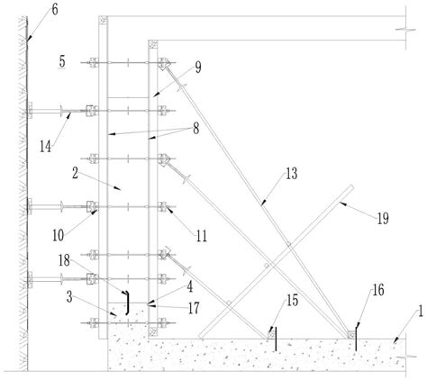 一种地下室外墙支模体系的制作方法