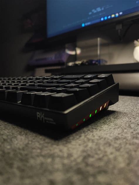 Modded Royal Kludge RK71 Wireless Bluetooth Gaming Mechanical Keyboard Sound Test In