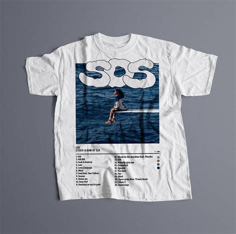 Sza Sos T Shirt Sza Graphic Tee Sza Merch Rap Shirt Ctrl Unisex