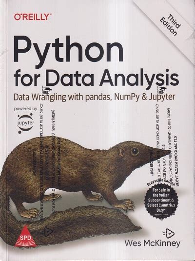 Oreilly Python For Data Analysis Wes Mckinney Shroff Publishers And
