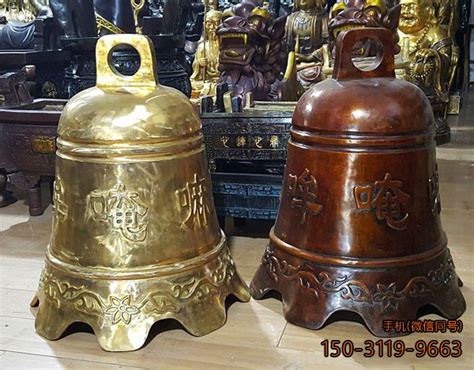 寺庙铸铜钟雕塑 厂家图片价格 玉海雕塑
