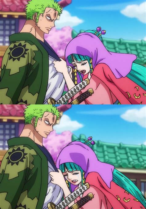 Zoro And Hiyori Cómic One Piece Wallpaper De Anime Personajes De
