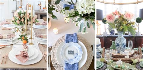 Simple Spring Table Decorations Grocery Flowers