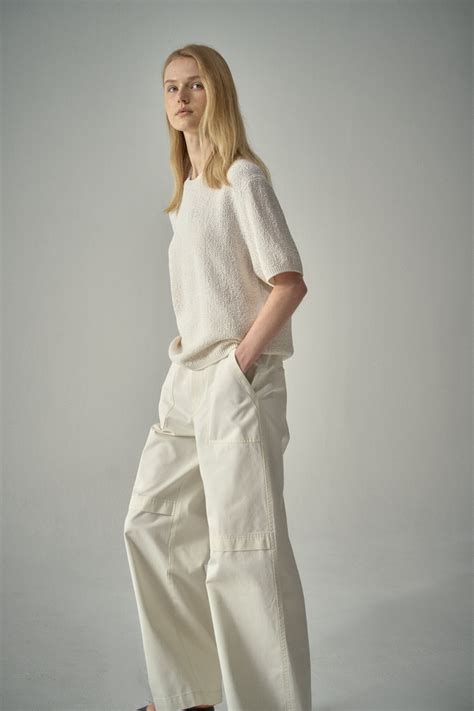 페이퍼 텍스처 니트ivory 감도 깊은 취향 셀렉트샵 29cm