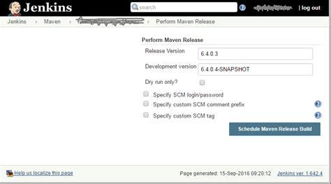 Jenkins During A Maven Release How Can The User Select The Profile To