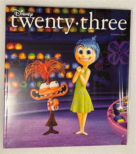 Disney Twenty Three D23 Summer 2024 Magazine Pixar Inside Out 2 Factory Sealed £10 14 Picclick Uk