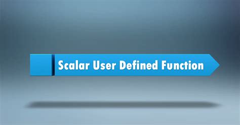 Hana Sap Hana Scalar User Defined Functions
