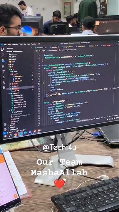 My New Office Setup Our Mobile App Developers Coding Flutter Fluttertutorial Learnflutter