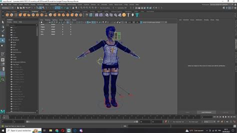 Artstation Pixie Casual Girl Model With Full Rig And Facial