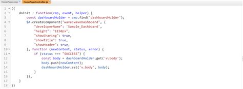 Embedding Crm Analytics Dashboard On Home Page Using Lightning