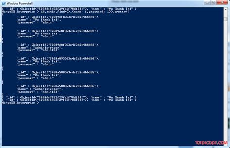 Truy Vấn Dữ Liệu Trong Mongodb
