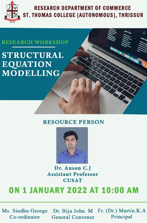 Research Workshop On Structural Equation Modelling St Thomas College Autonomous