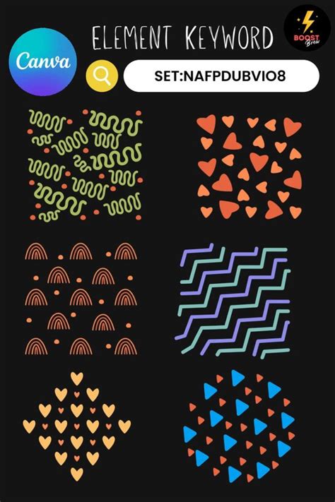 Canva Element Set Keyword Animated Decorative Abstract Pattern Video Canvas