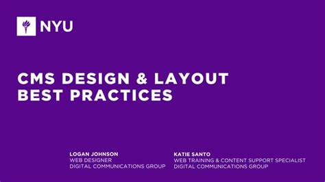 Cms Design And Layout Best Practices V4 Ppt