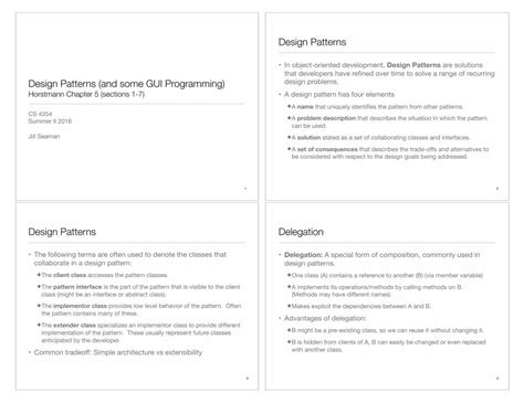 pdf design patterns and some gui programming js236 cs4354