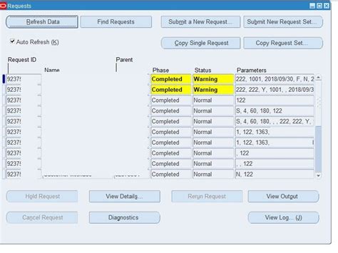 how to automate view output screen on oracle ebs app