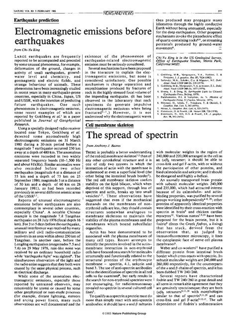 Pdf Earthquake Prediction Electromagnetic Emissions Before Earthquakes Dokumentips