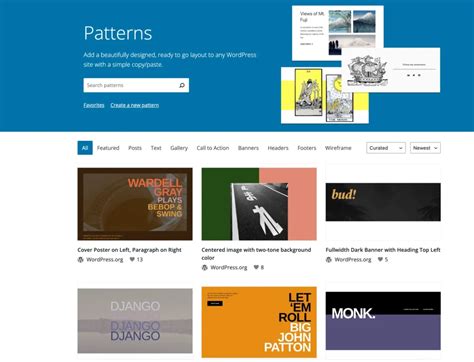 how to use block patterns in gutenberg easily