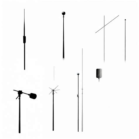 Antenna Vector Set White Background Isolated A High Qual Premium Ai Generated Image