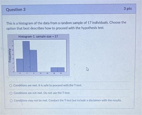 solved question 1 3 5 pts this is a histogram of the data