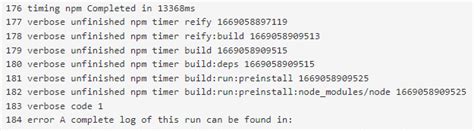 [bug] npm install causes code 1 or code 134 errors · issue 5880 · npm