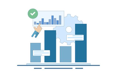 다이어그램 및 차트 개념 분석 비즈니스 전략을 계획하고 데이터 및 재무를 관리합니다 데이터 분석 및 연구 대시보드의 인포그래픽 및 차트 벡터 일러스트 레이 션 가상현실에