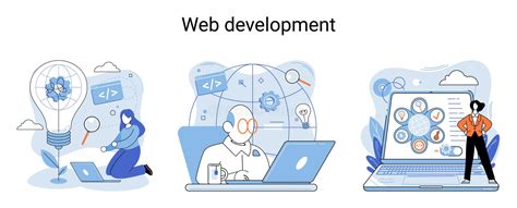 Web Development Coding And Programming Creation Digital Software