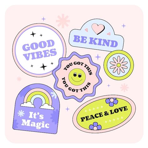 손으로 그린 복고풍 라벨 컬렉션 무료 벡터