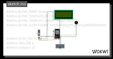 Project Mitigasi Banjir Wokwi Esp32 Stm32 Arduino Simulator