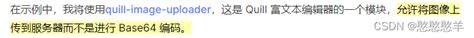vue3项目引入vuequill富文本编辑器（成功）及 quill image uploader 图像模块（未成功） listener