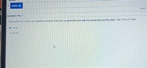 Sectons Section Marks Question No 7 StudyX