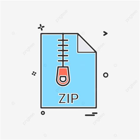 zip file file extension file format icon vector design eps doc data png and vector with