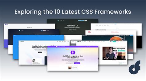 Exploring The 10 Latest Css Frameworks Designfreak