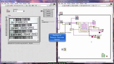 Labview Basic 10 Barcode 1d Youtube