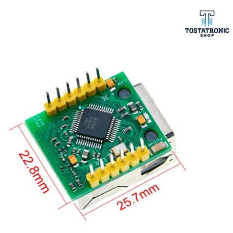 Modulo Ethernet Tcpip W5500 Con Interfaz Spi Tostatronic