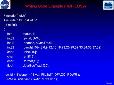 Dimension Scales In HDF EOS2 HDF EOS5 Ppt Download