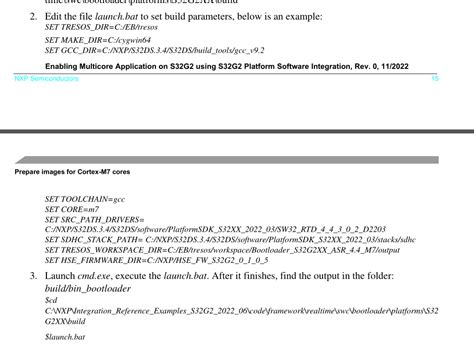 Solved Build The Bootloader Error Using Launchbat Nxp Community