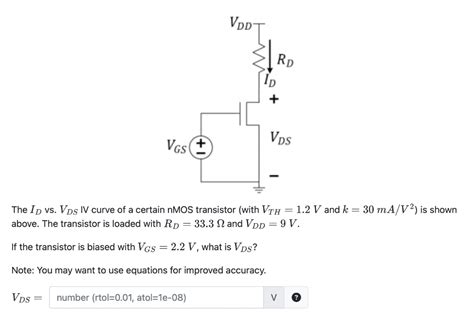 Solved Assume Our Usual Nmos Model Where Ohmic Region