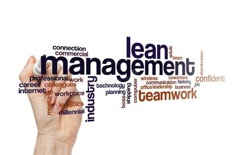 Lean Management Principles Vector Concept Stock Vector Illustration Of Corporate Brochure