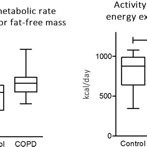 Components Of Energy Balance Of Healthy Controls N 6 And Copd