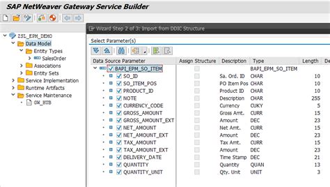 Header And Item Data In Sap Odata Service