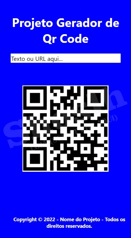 Gerador De Qr Code Em Html Css E Js Script Php Aqui Brasil Oficial