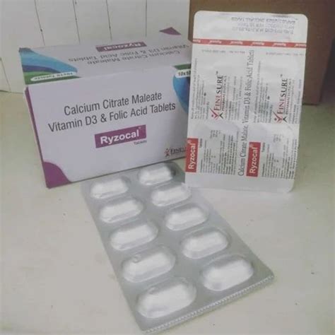 Calcium Citrate Malate Vitamin D3 Tablet At ₹ 1800box Calcium
